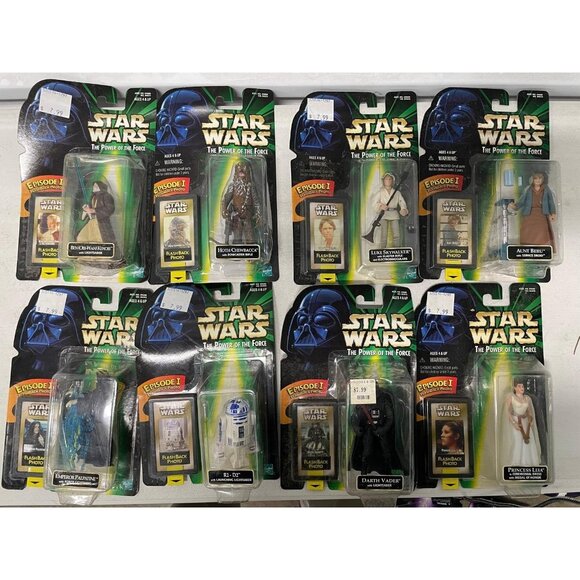 Toys | Star Wars 8 Figures Lot Aunt Beru Princess Leia Darth Vader R2d2 ...